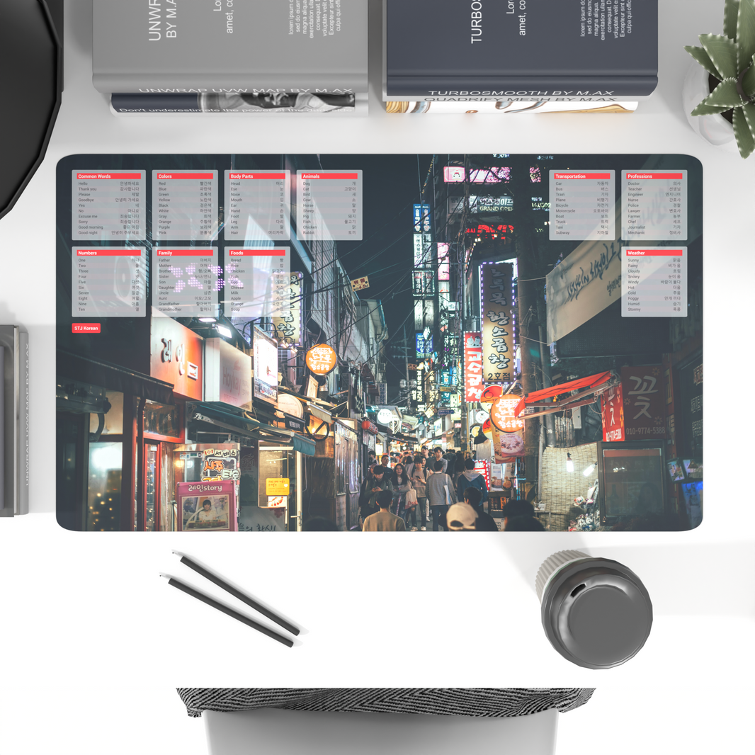 Language Desk Mats – Summon The JSON